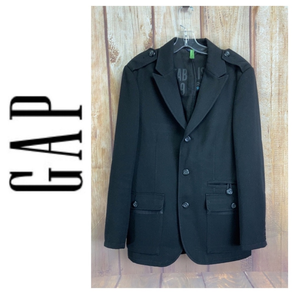 Gap Black 3 Button Blazer In Men’s Size Small - Gem